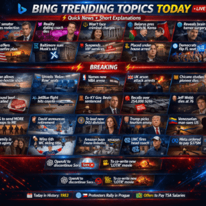 Popular Now on Bing Today — Top 50 Trends & Highlights