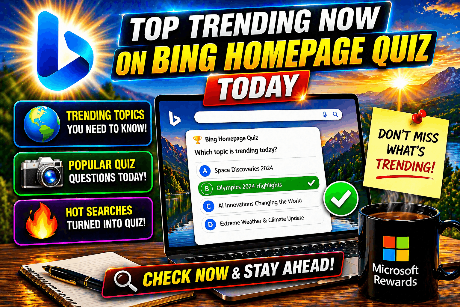 Bing Popular Now Quiz: Can You Guess What’s Trending?